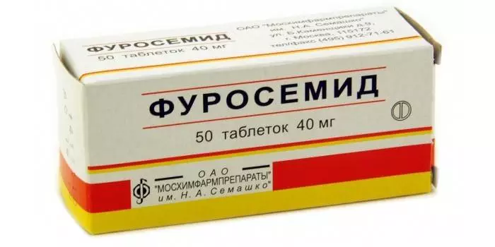 Pakiranje tablet s furosemidom