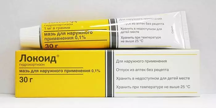 Locoid ointment in the package