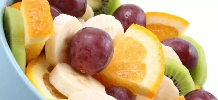 Frukter med högt och lågt kaloriinnehåll