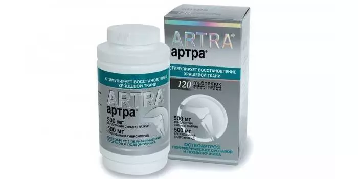 Artra tablets yn in pakket