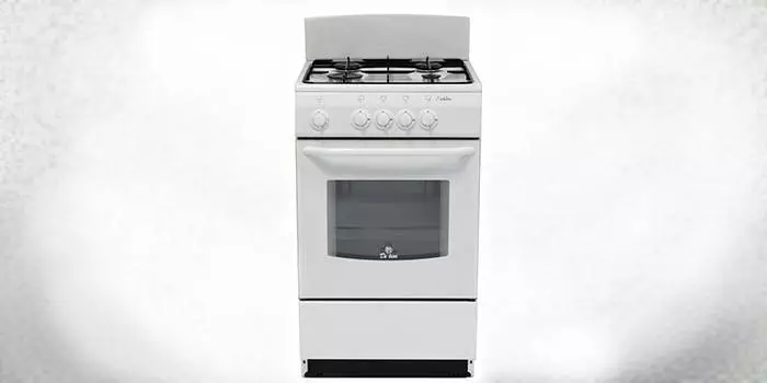 Gasfornuis met oven voor 4 branders DeLuxe 5040.38 GSC