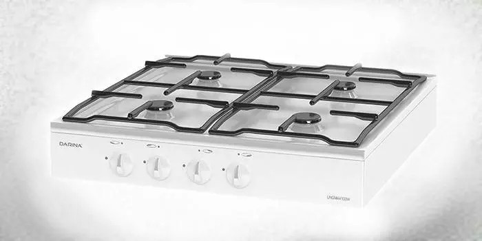 Tablotipa gasforno por 4 bruliloj Darina LN GM 441 03 W