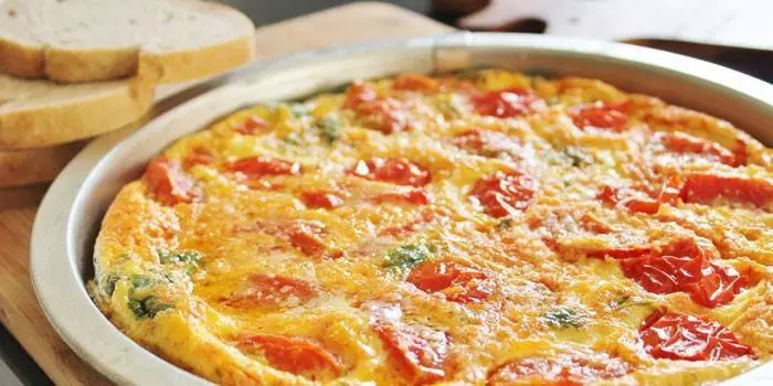 Dijetalni omlet s rajčicom