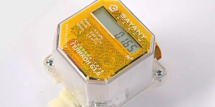 Plinski števec elektronski Helikon G1,6