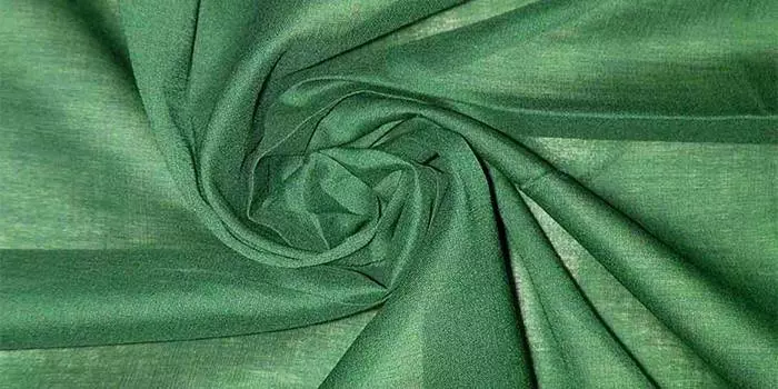 Zelena tkanina Poplin