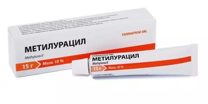 Methyluracil pamahid - mga pahiwatig at tagubilin para sa paggamit, komposisyon, aktibong antibiotiko at mga analogue