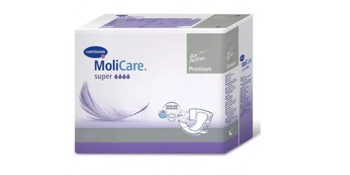 Molicare Premium супер чоңдорго арналган жалаяк таңгагы