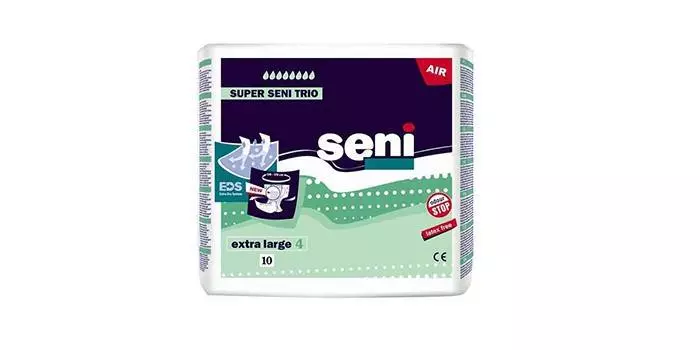 Seni Super Trio Medium Adult Pannolini per confezione