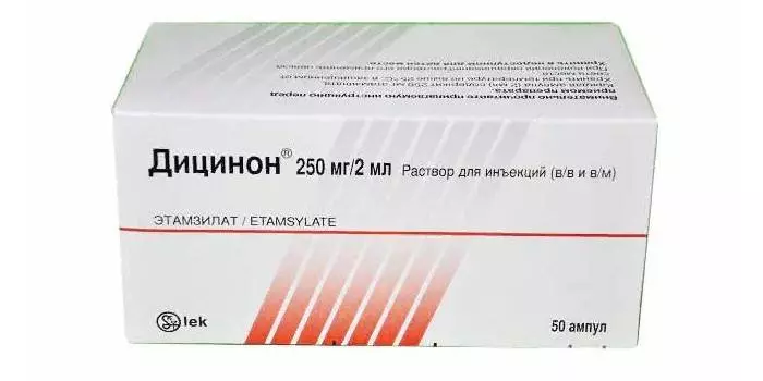 Ditsinon - 片劑和注射劑使用說明、劑量、禁忌症和評論