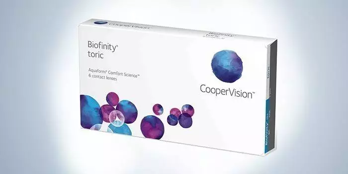 Ukupakisha kweLens CooperVision Biofinity