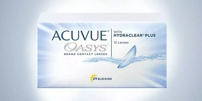 Pack with 12 lenses Acuvue oasys with hydraclear PLUS