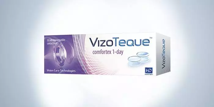 Lensa kontak pikeun hiji dinten MPG & E VizoTeque Comfortex 1-Day
