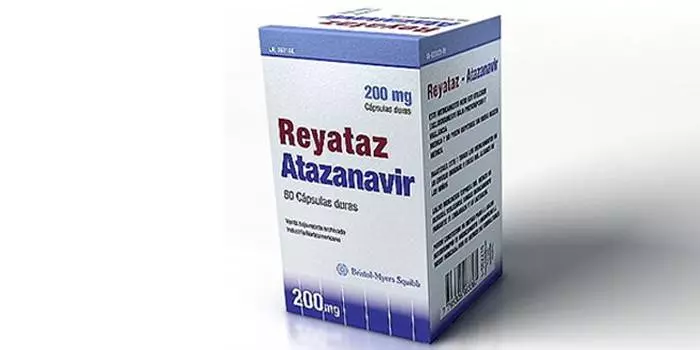 Envases de Atazanavir