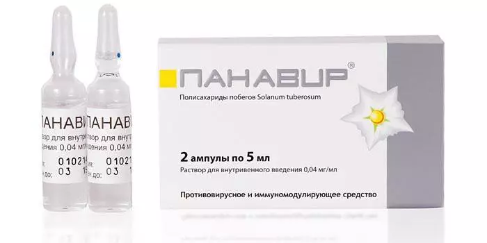 Panavir ampoule afifiina