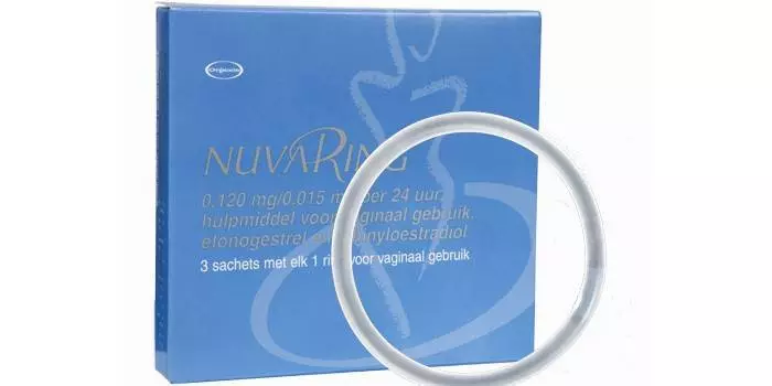 Anneau vaginal Novaring dans l'emballage