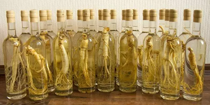 Flaske Ginseng Root Tinktur