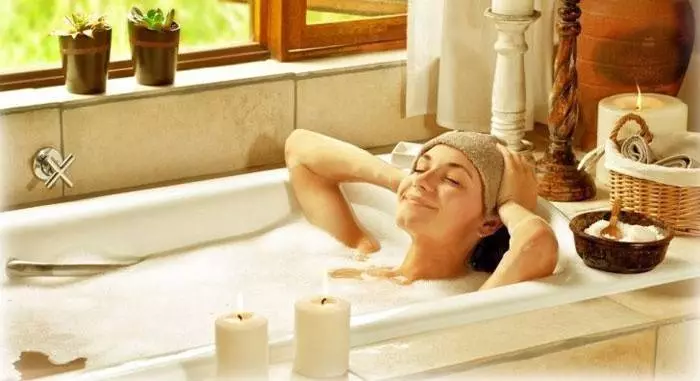 et varmt bad fremskynder fjernelsen af ​​mælkesyre