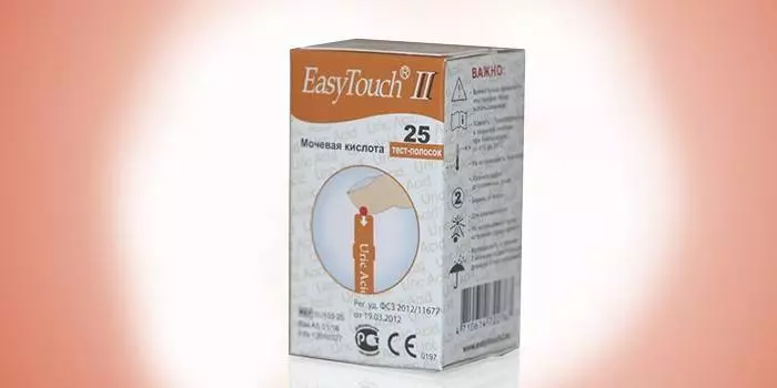 Fonosana fitsapana asidra uric EasyTouch