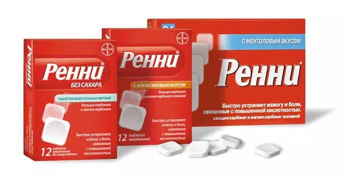 Reni pill packaging