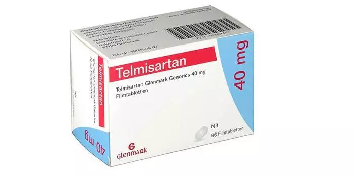 Telmisartan ilacının ambalajlanması