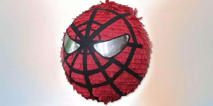 Spiderman mask pinata