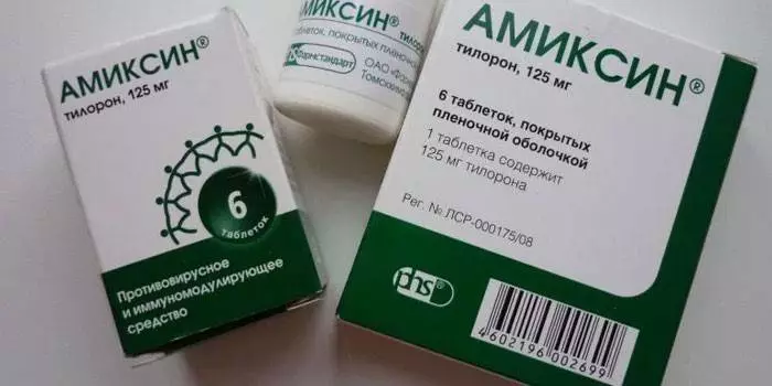 Lék Amiksin v různých formách uvolňování