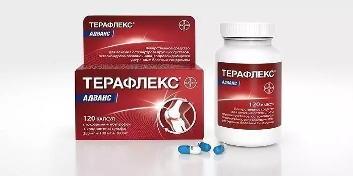 Capsules Teraflex dans l'emballage