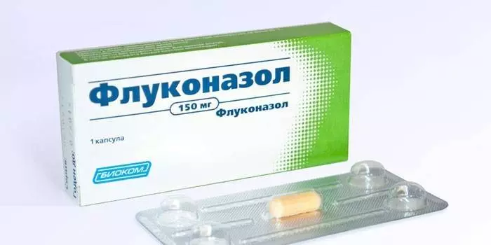 Таблетка флуконазолом у пакаванні