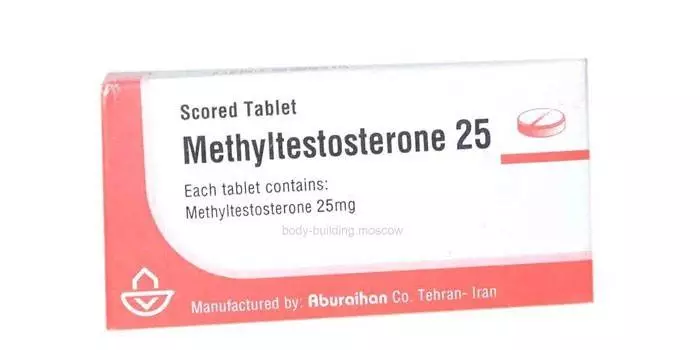 Metiltestosteron tablete u pakiranju