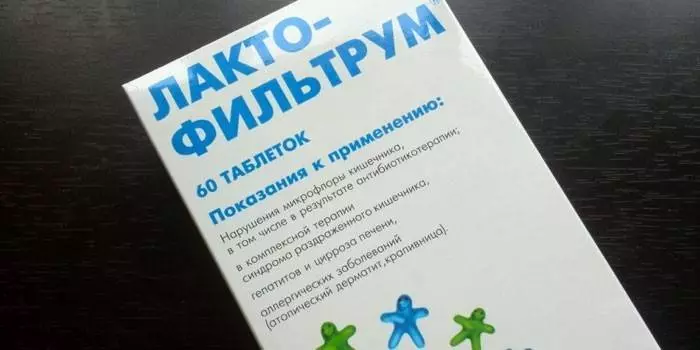 Tablety Lactofiltrum v balení