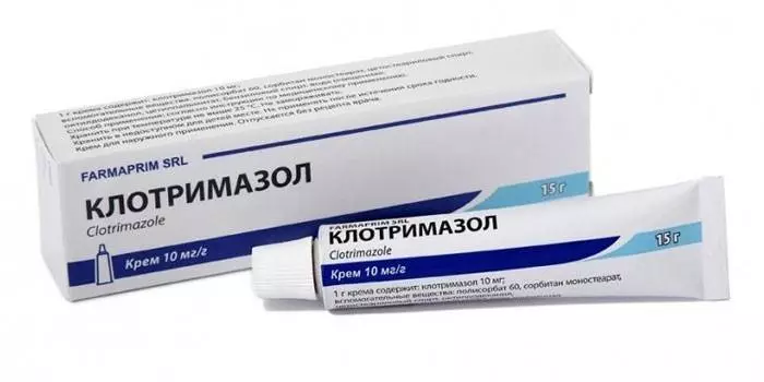 Clotrimazole cream muhomwe