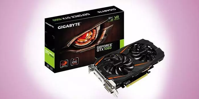 ગીગાબાઇટ GeForce GTX1060 વિન્ડફોર્સ ગ્રાફિક્સ એડેપ્ટર