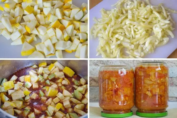 Salad zucchini Unle bens untuk musim dingin: resep memasak langkah demi langkah dengan foto dan video