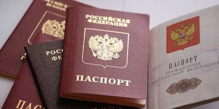 روسی شہریوں کے پاسپورٹ