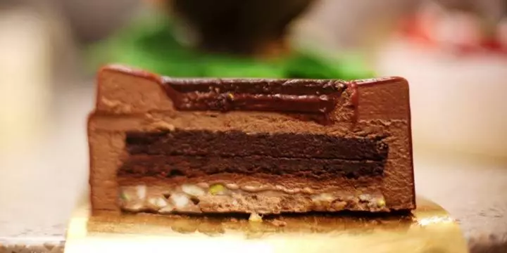 Schokolade im Dessert