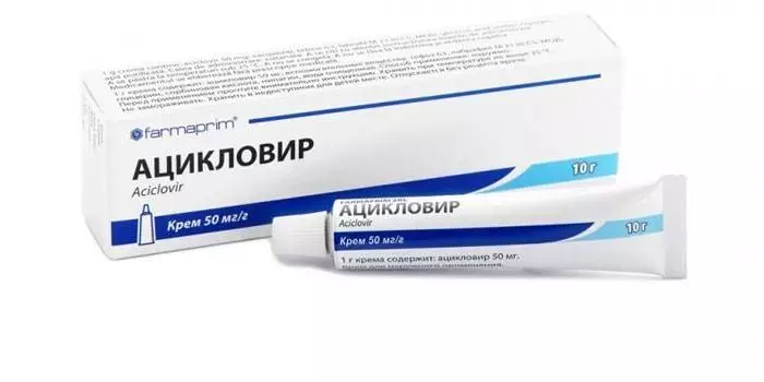 asiklovir krem