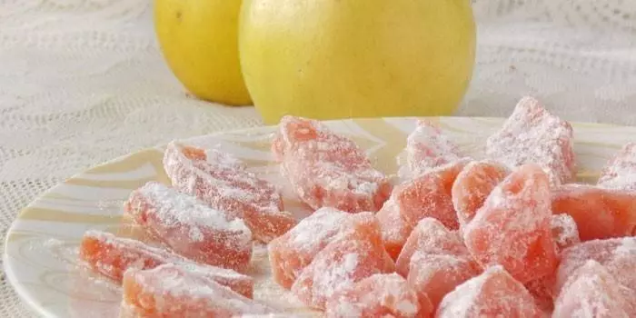 Frutas cristalizadas caseiras