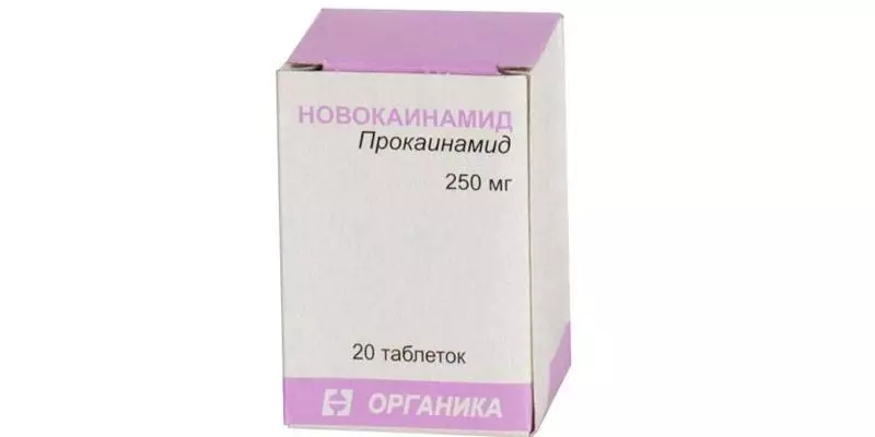 Novokainamido tabletės