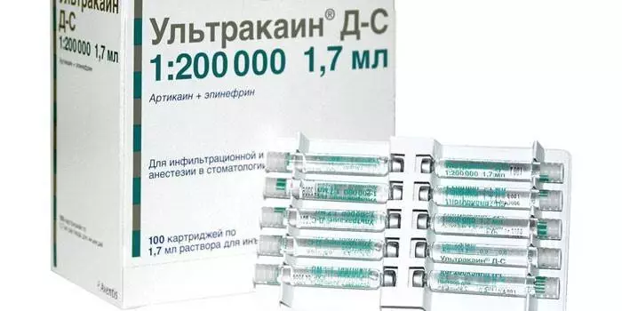 Препарат Ультракаин Д-С
