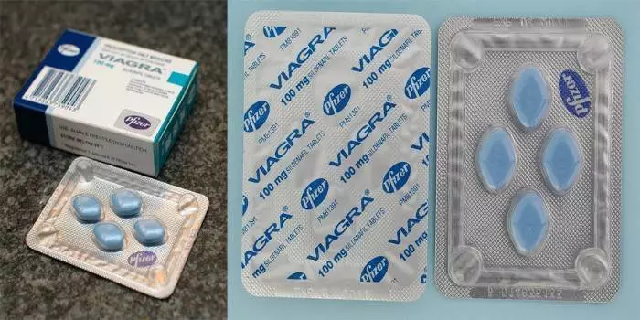 Viagra en paquetes