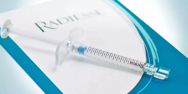 Radiesse drug in a syringe