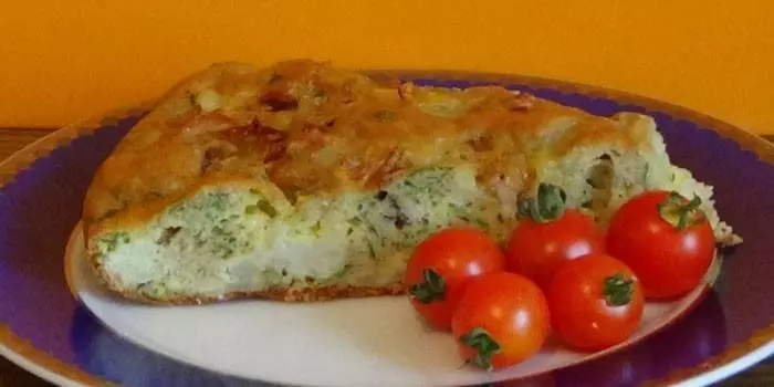 Lazy cauliflower pie amin'ny kefir