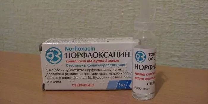 краплі Норфлоксацин