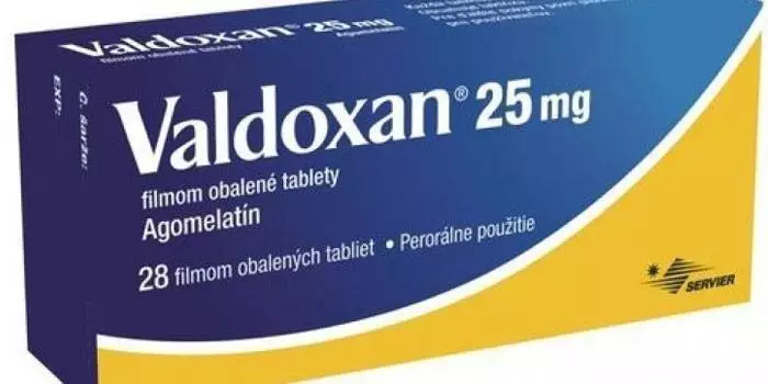 Tablety Valdoxan v balení