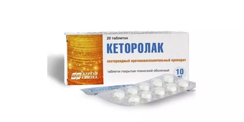 Tablet ketorolac