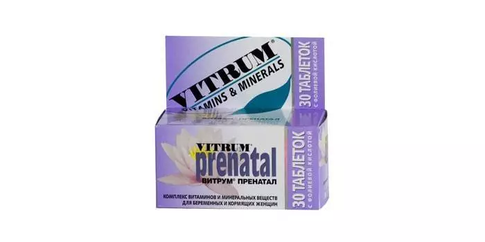 Complexe de vitamines et minéraux Vitrum Prénatal