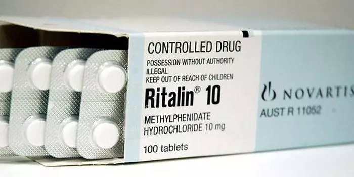 Ritalin tabletės