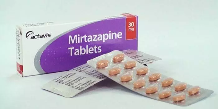 Mirtazapin tabletleri