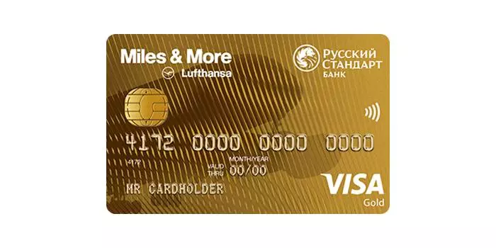 Kreditná karta Miles & More Visa Gold