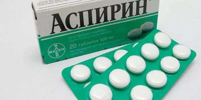 Aspirin-Tabletten in Blisterpackung